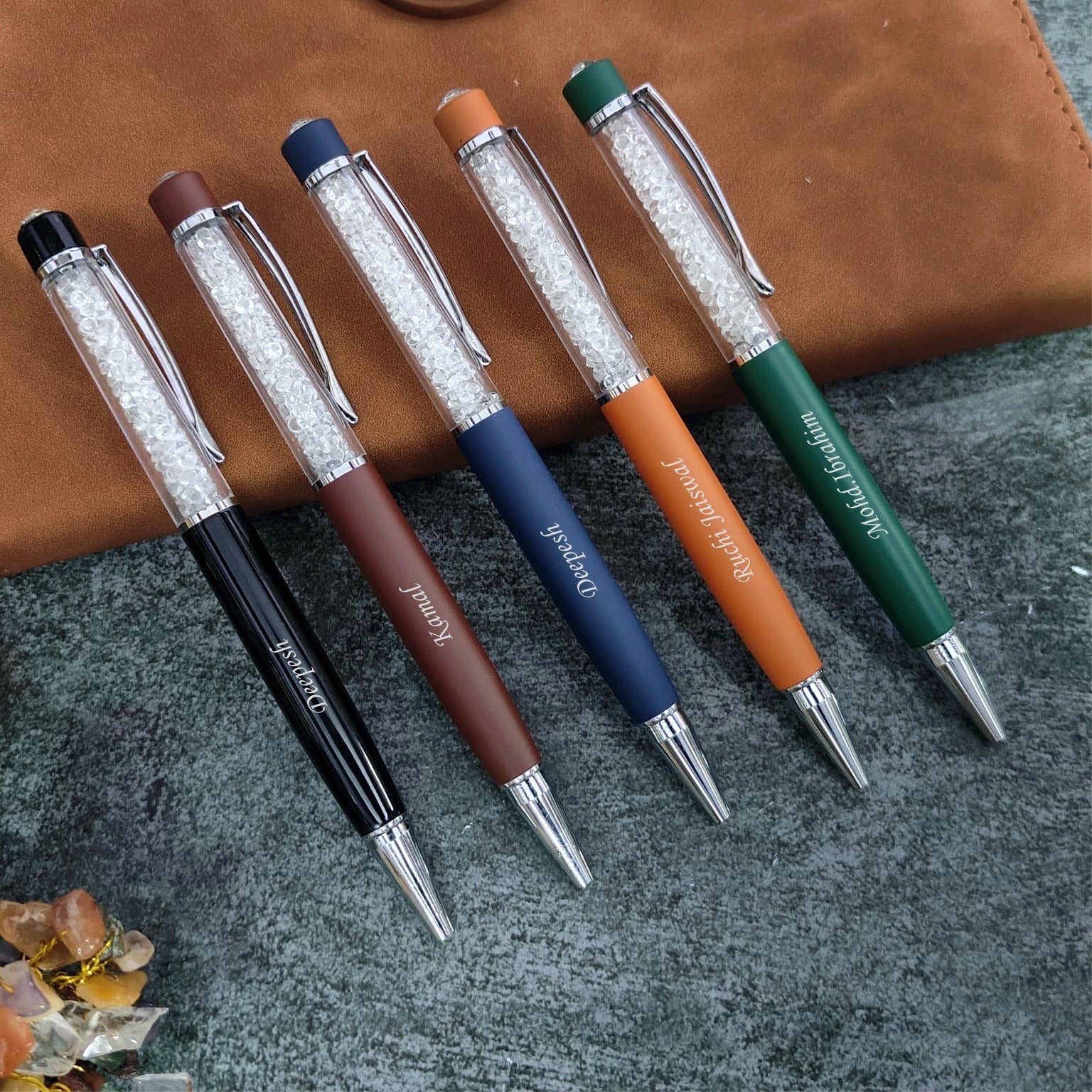 Silver Crystal Pen – Sajawat Official